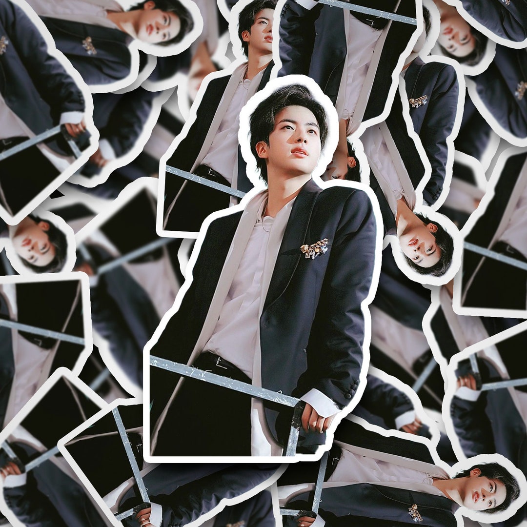 Jin Sticker Stickers Bangtan Sticker Vinyl Decal for Laptop, Tumbler ...