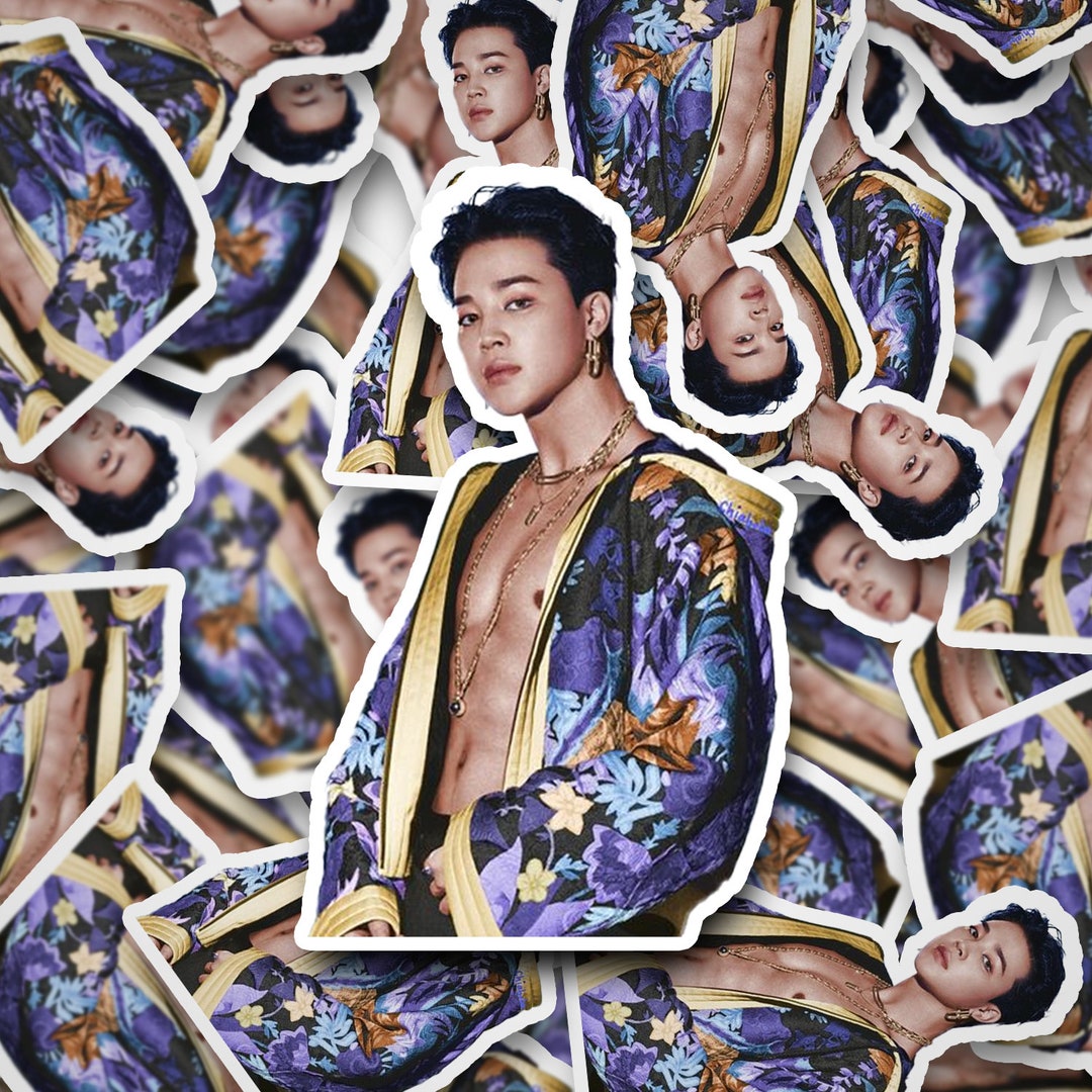 BTS Shirtless Jimin Sticker BTS Stickers Bangtan Sticker Vinyl Decal ...