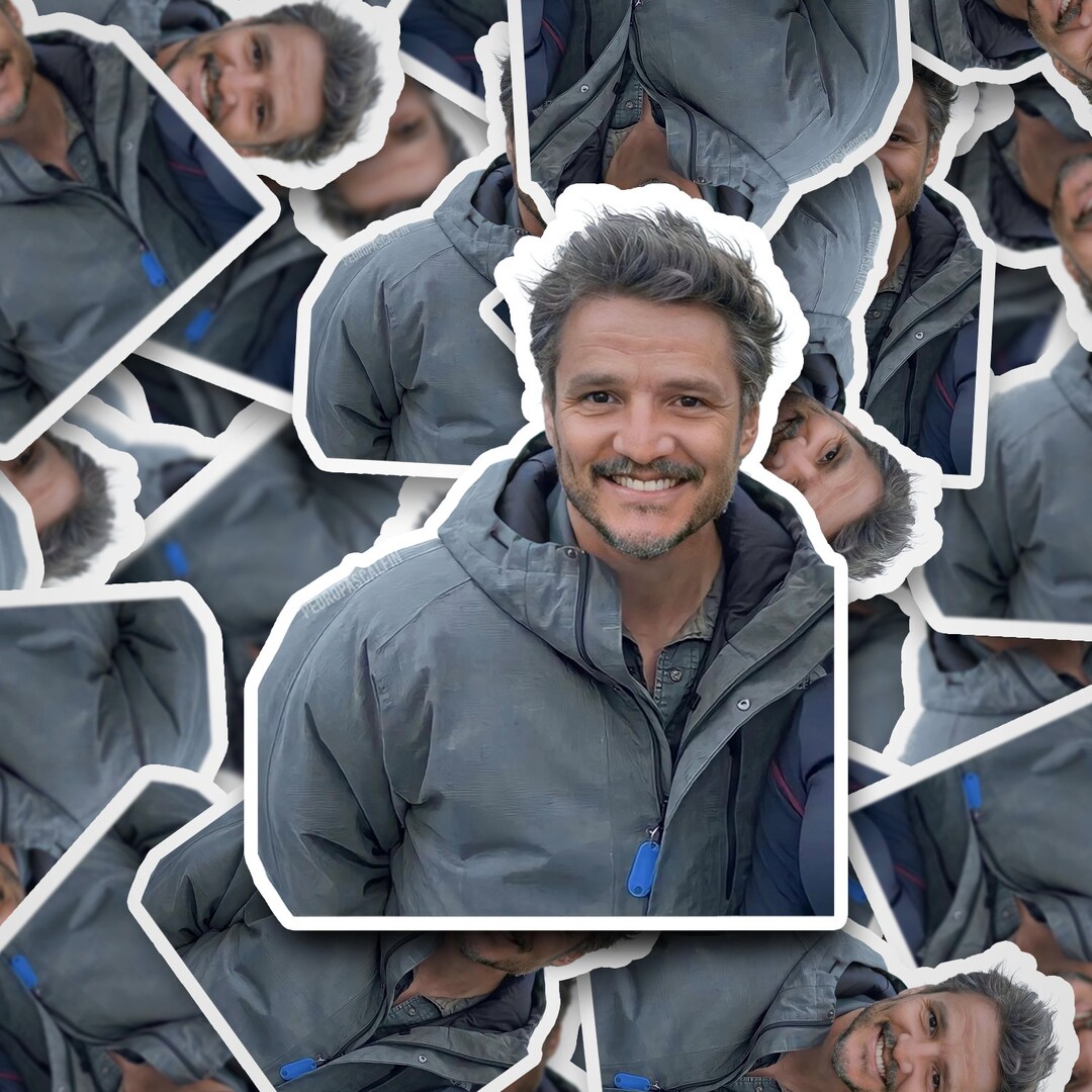 Pedro Pascal Smile 2 Sticker Pedro Pascal Vinyl Decal for Laptop ...