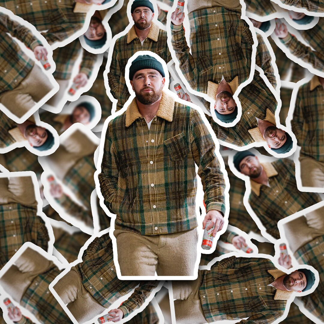 Travis Kelce Beanie Sticker Travis Kelce Travis Kelce Sticker Kansas ...