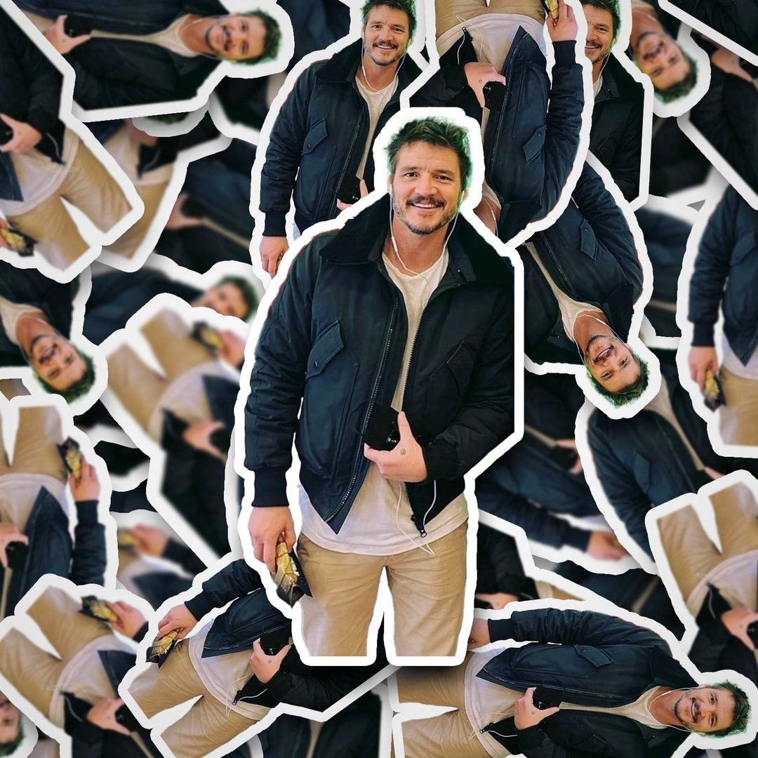 Pedro Pascal Smile Sticker Pedro Pascal Vinyl Decal for Laptop, Tumbler ...