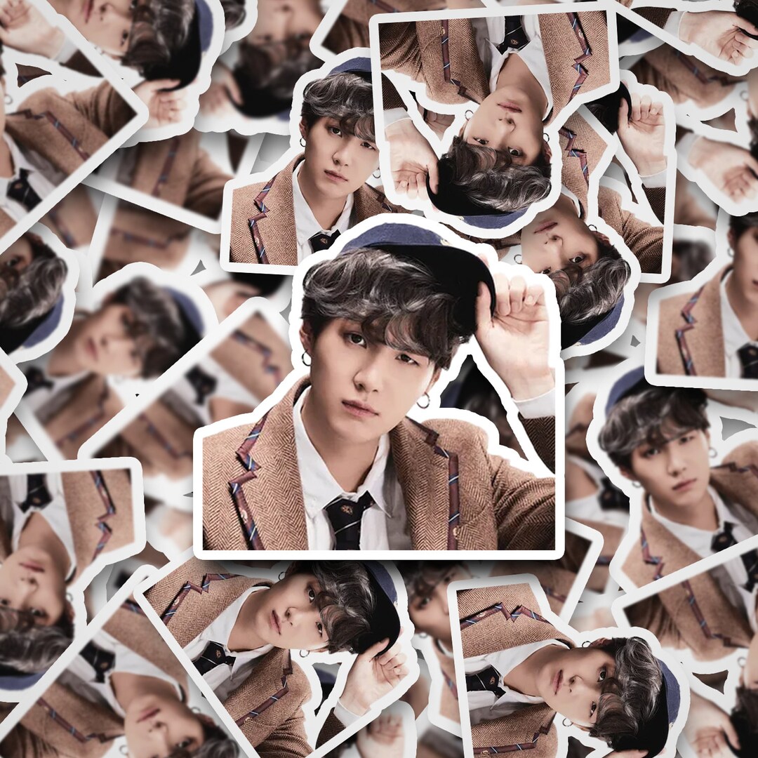 BTS Suga Sticker BTS Stickers Bangtan Sticker Vinyl - Etsy