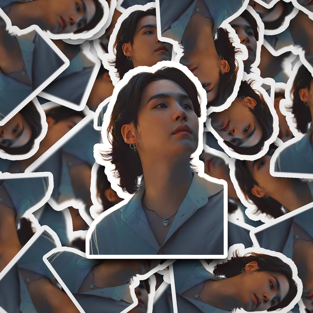 Suga Cute Sticker | Stickers | Bangtan Sticker | Vinyl Decal for Laptop ...