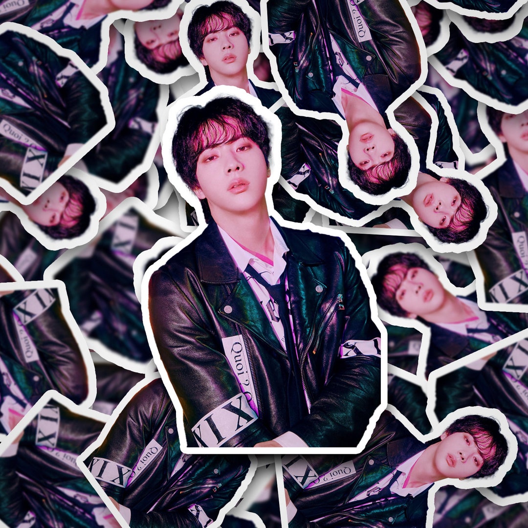 Jin Sticker | Stickers | Bangtan Sticker | Vinyl Decal for Laptop ...