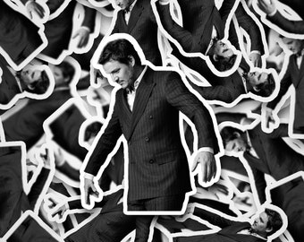 Pedro Pascal Shadow Sticker Pedro Pascal Vinyl Decal for Laptop ...