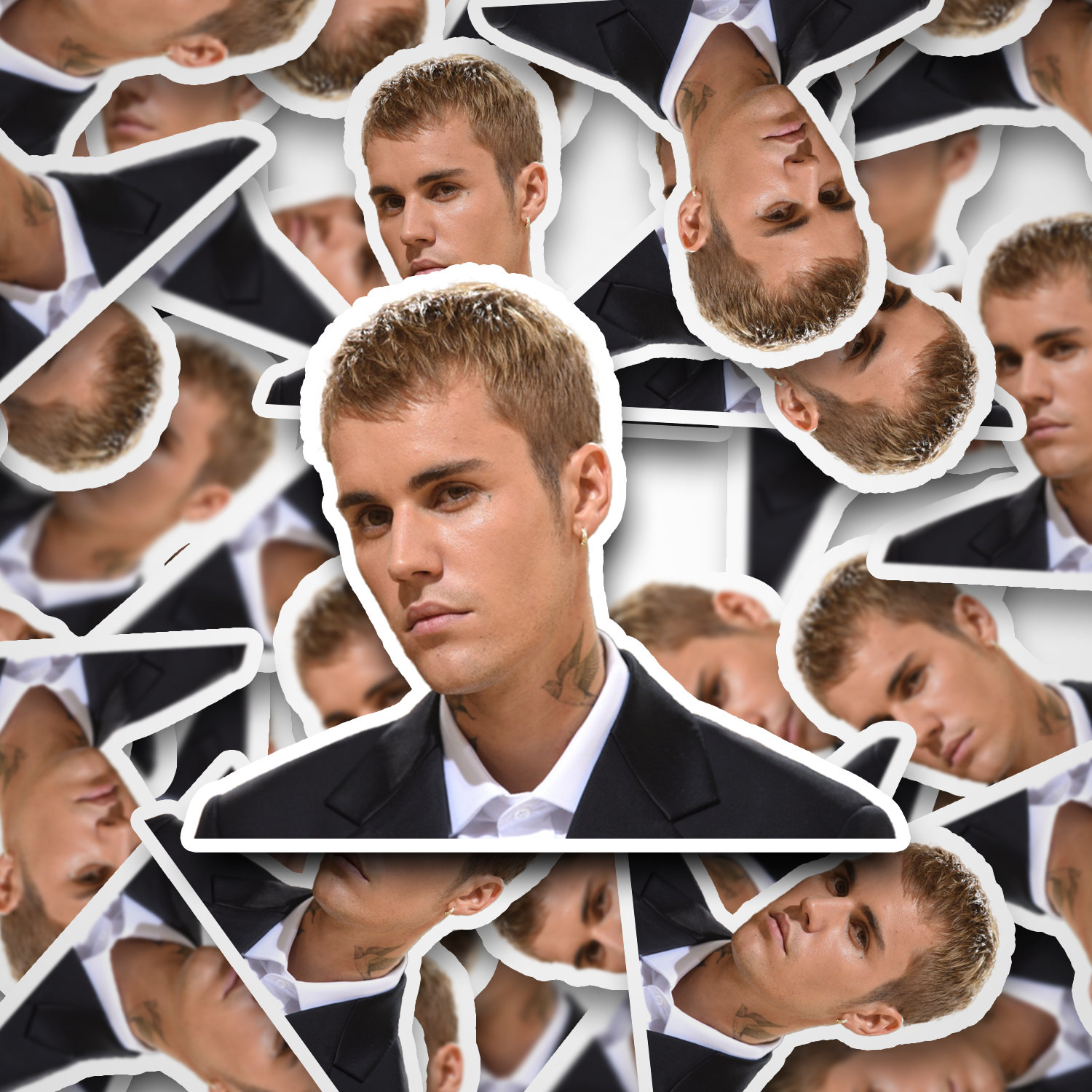 Justin Bieber Suit Sticker Justin Bieber Stickers Justin - Etsy