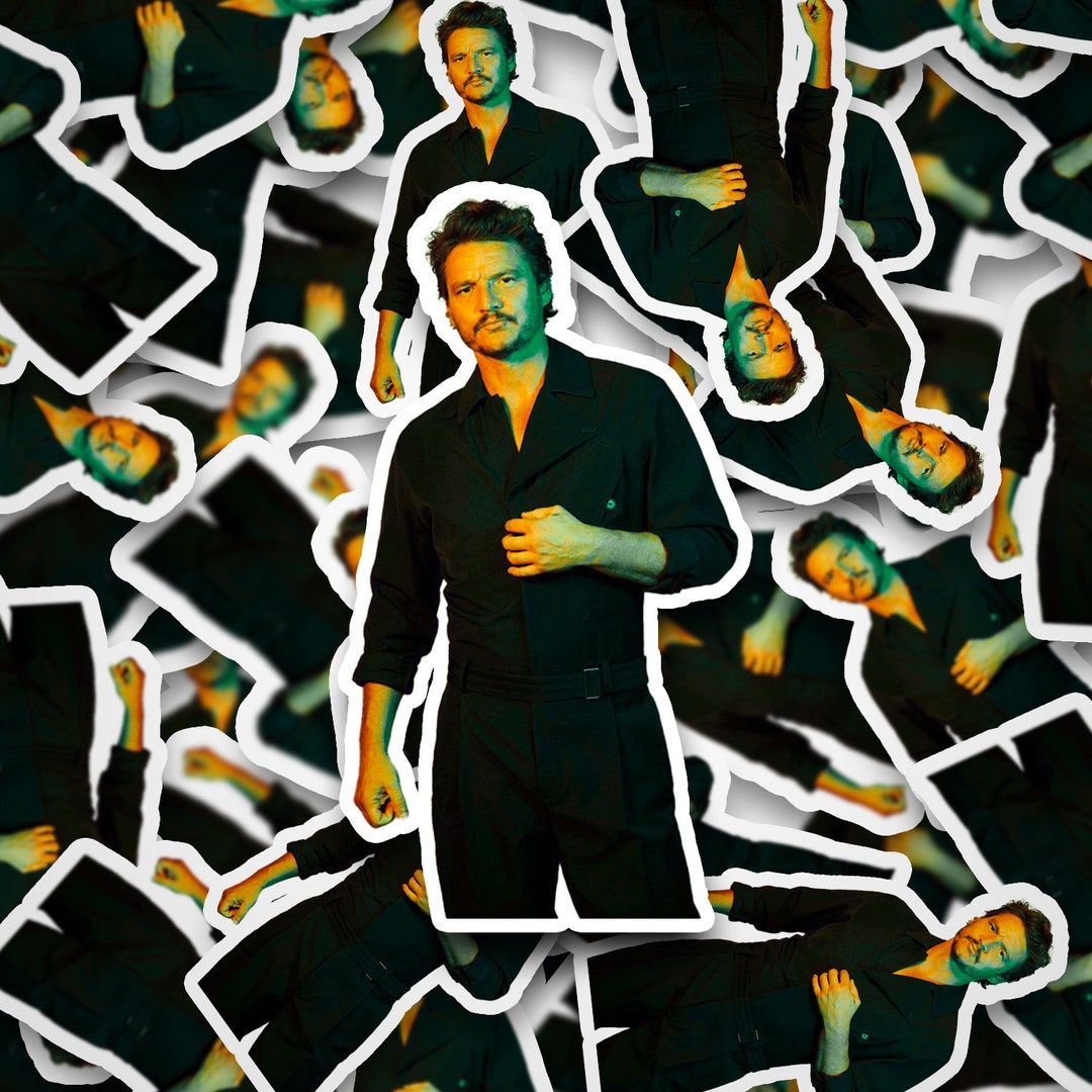 Pedro Pascal Photoshoot Sticker Pedro Pascal Vinyl Decal for Laptop ...