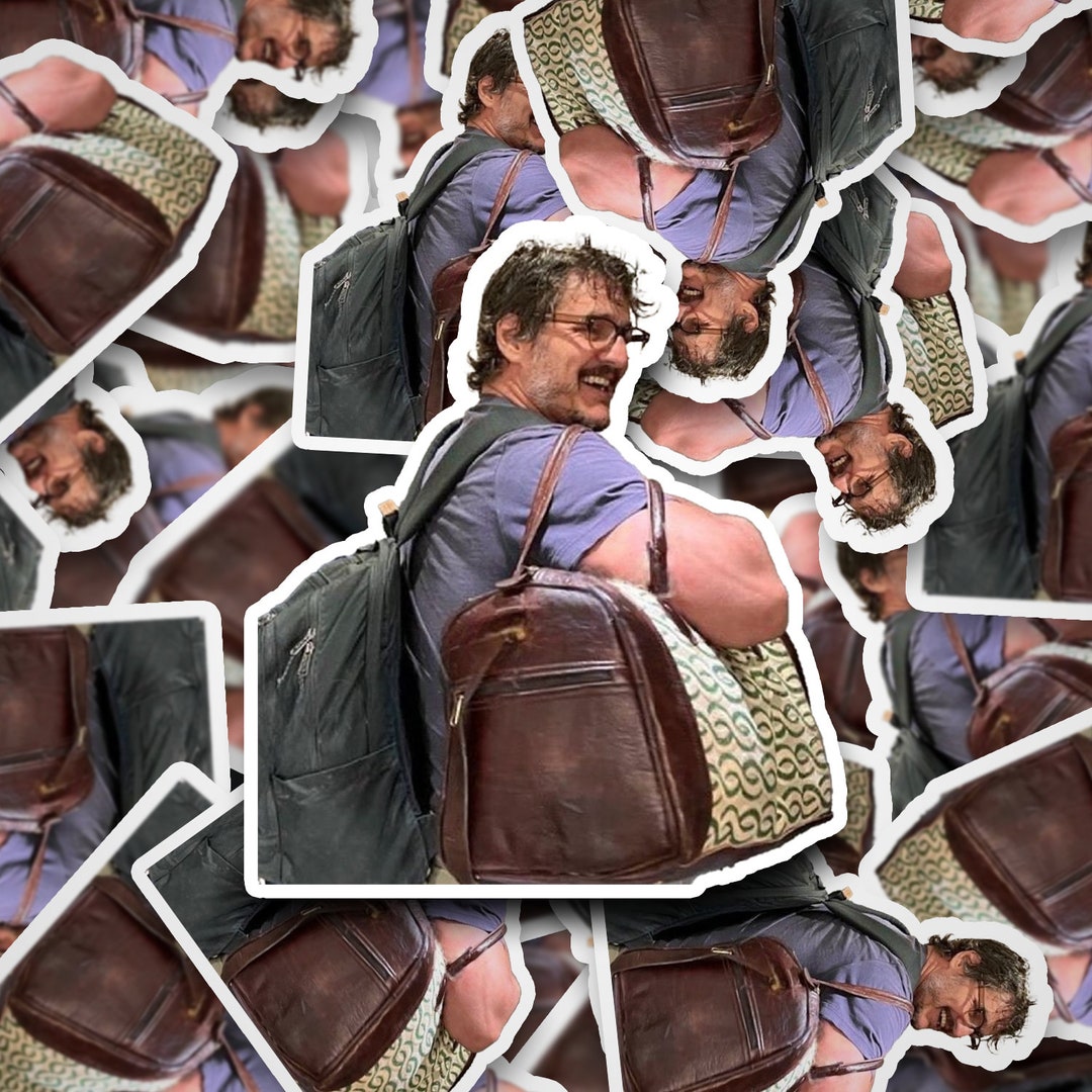Pedro Pascal Traveling Smile Sticker | Pedro Pascal | Vinyl Decal for ...