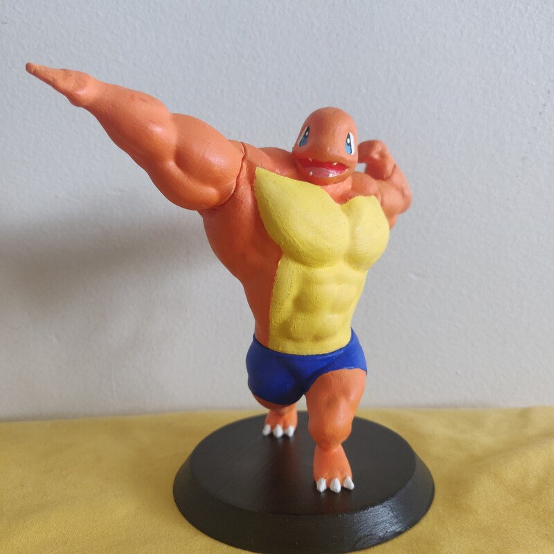 Buff Charmander - Etsy
