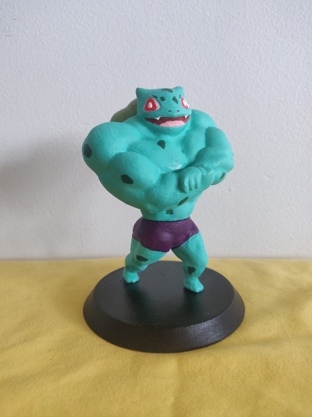 Ultra Swole Bulbasaur Figure - Etsy