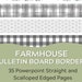Modern Farmhouse Farmhouse Classroom Decor Bulletin Board Kit - Etsy