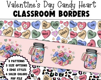 Bulletin Board Printable Border | Valentine's Day - Etsy