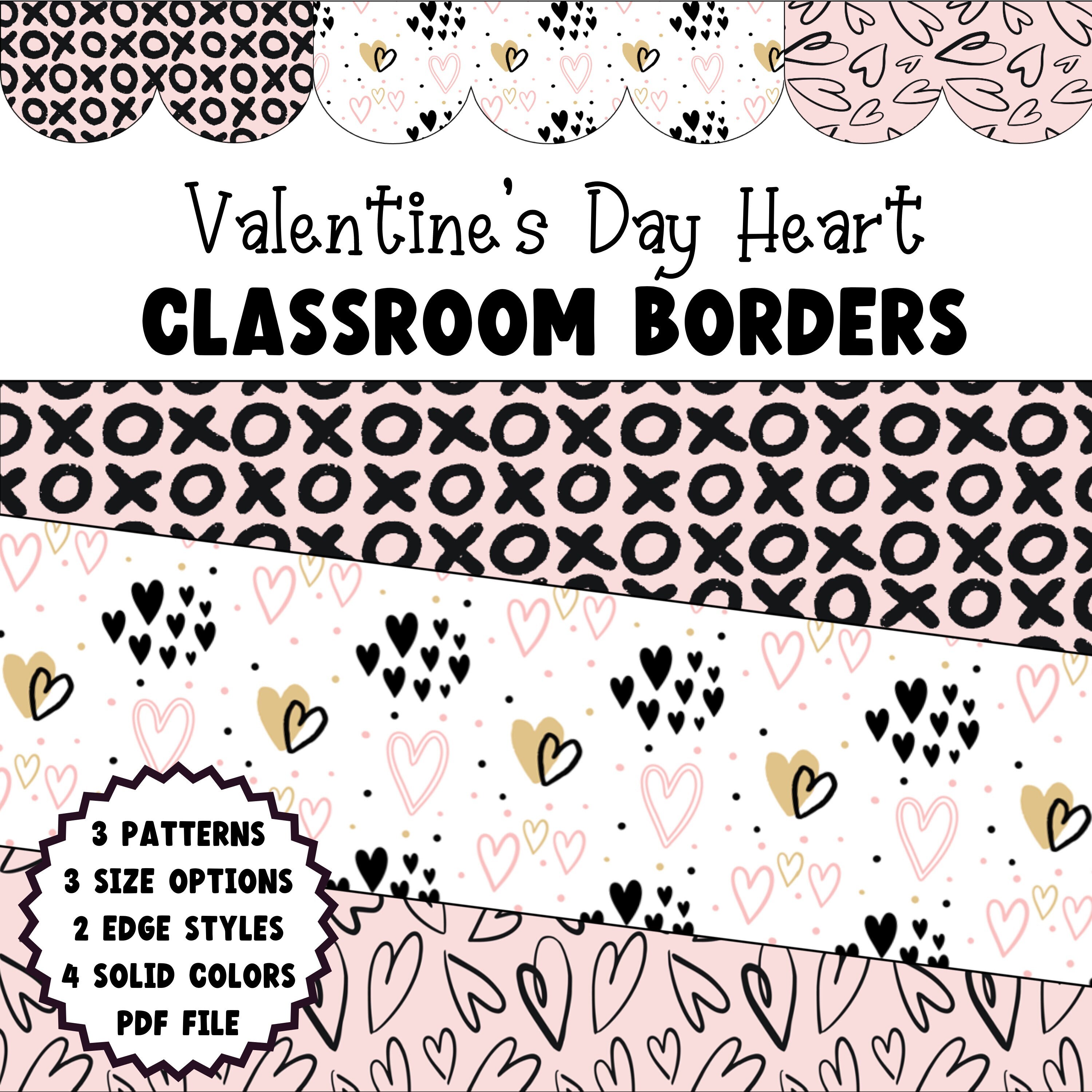 Valentines Day Bulletin Board Border, Valentine Bulletin Board| Pretty ...