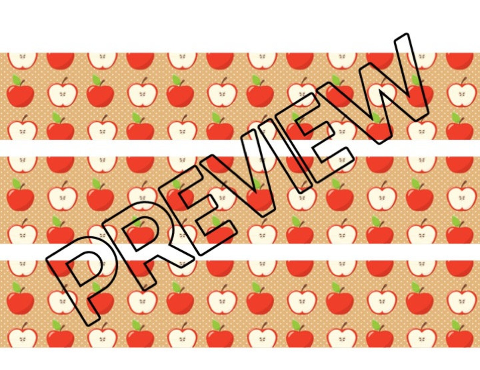 Fall Apple Bulletin Board Kit Straight and Scalloped Edges - Etsy
