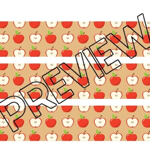 Fall Apple Bulletin Board Kit Straight and Scalloped Edges - Etsy
