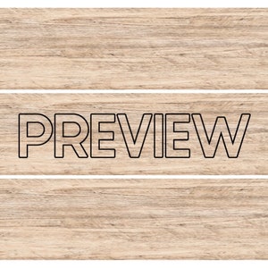 Modern Farmhouse Farmhouse Classroom Decor Bulletin Board Kit Straight ...