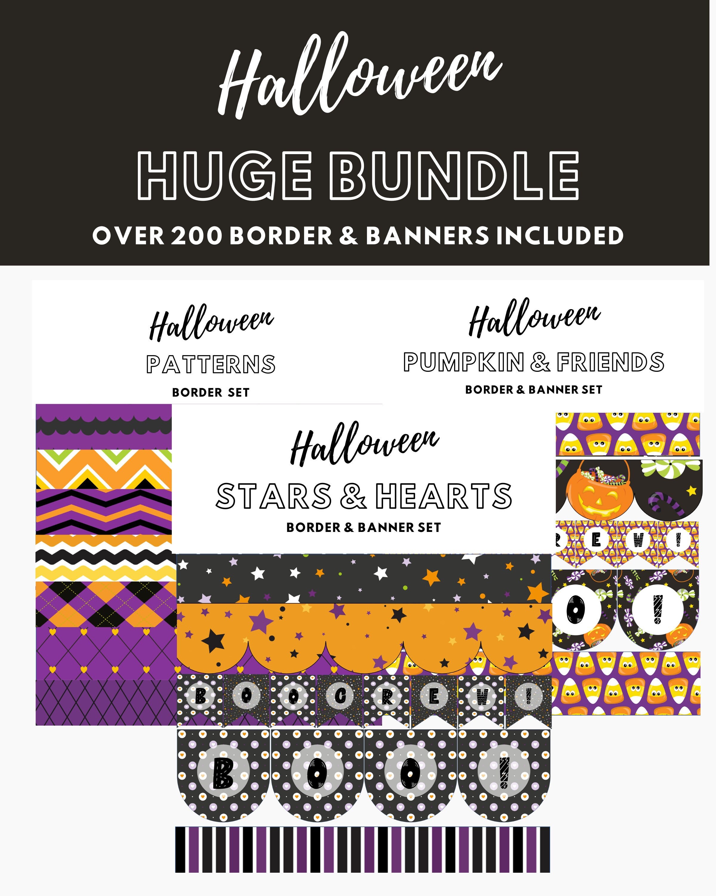 Free Halloween Borders Printable
