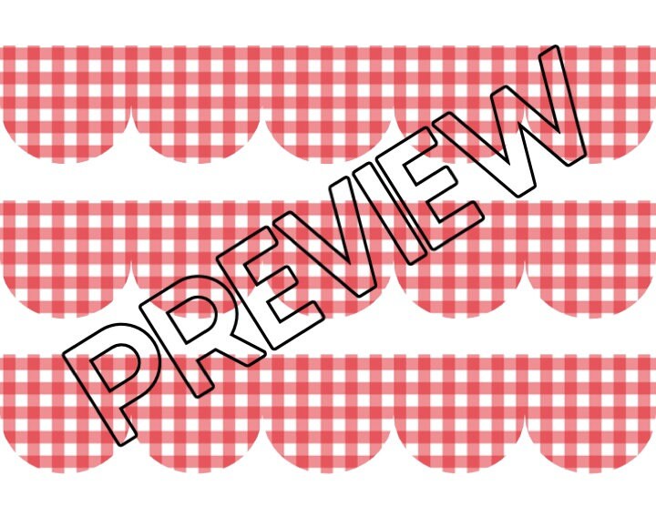 Fall Apple Bulletin Board Kit Straight and Scalloped Edges - Etsy