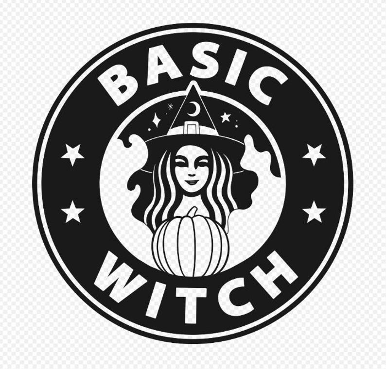 Basic Witch Pumpkin Latte Coffee Witch Witch Coffee Svg Halloween Cut