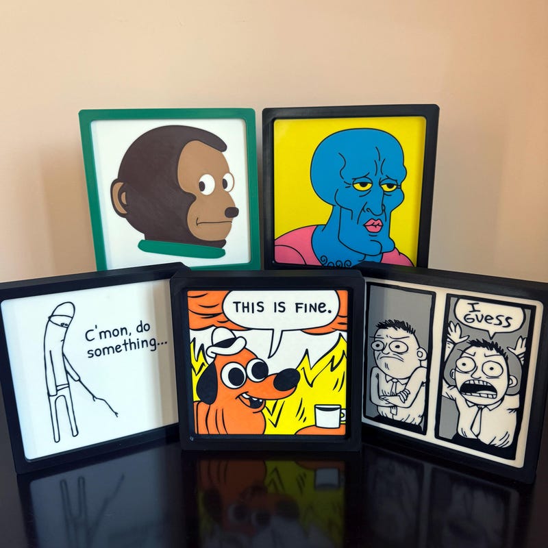 Meme Art - Etsy