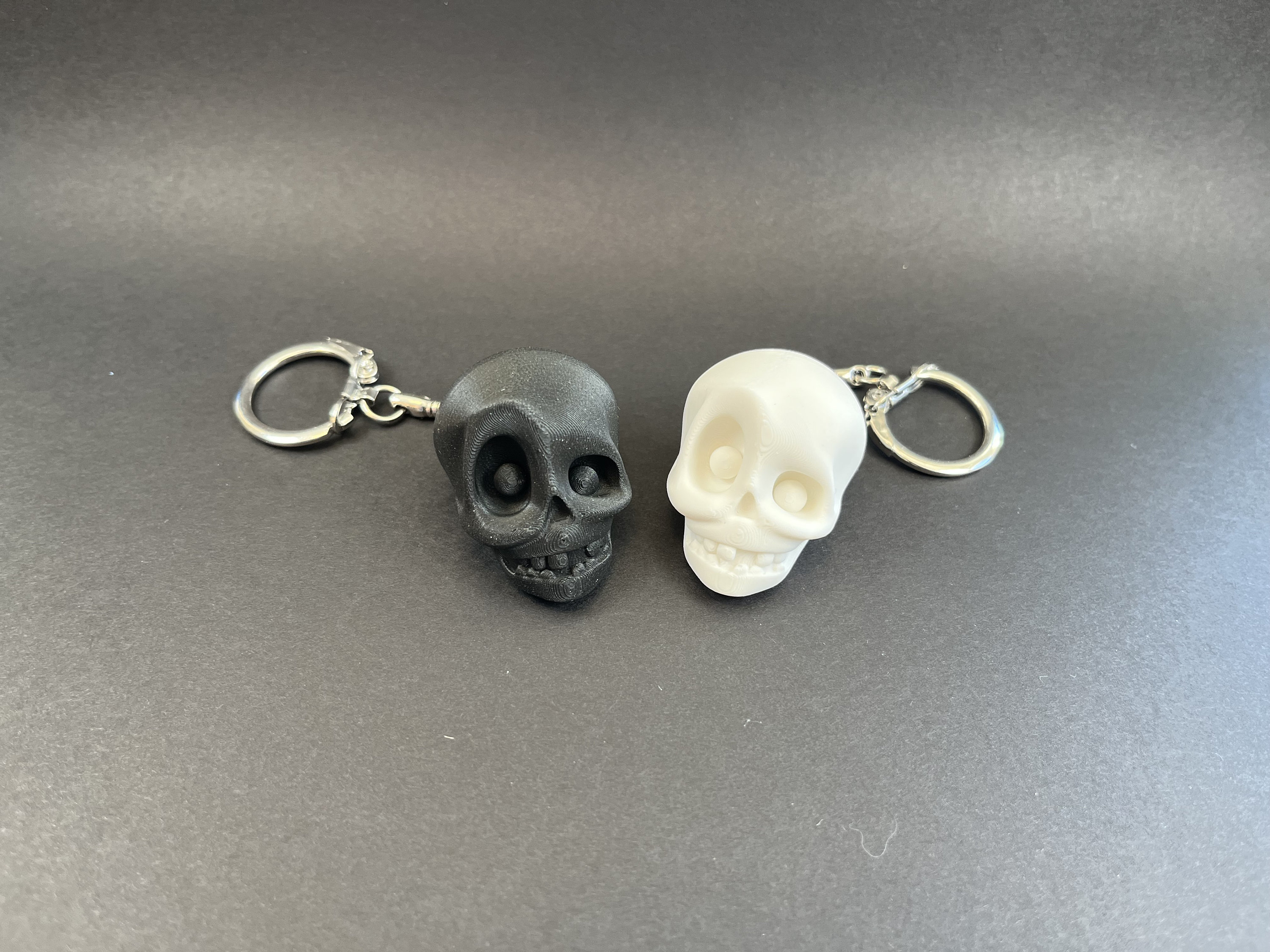 Fun Skull Keychains Various Colours Custom Halloween - Etsy