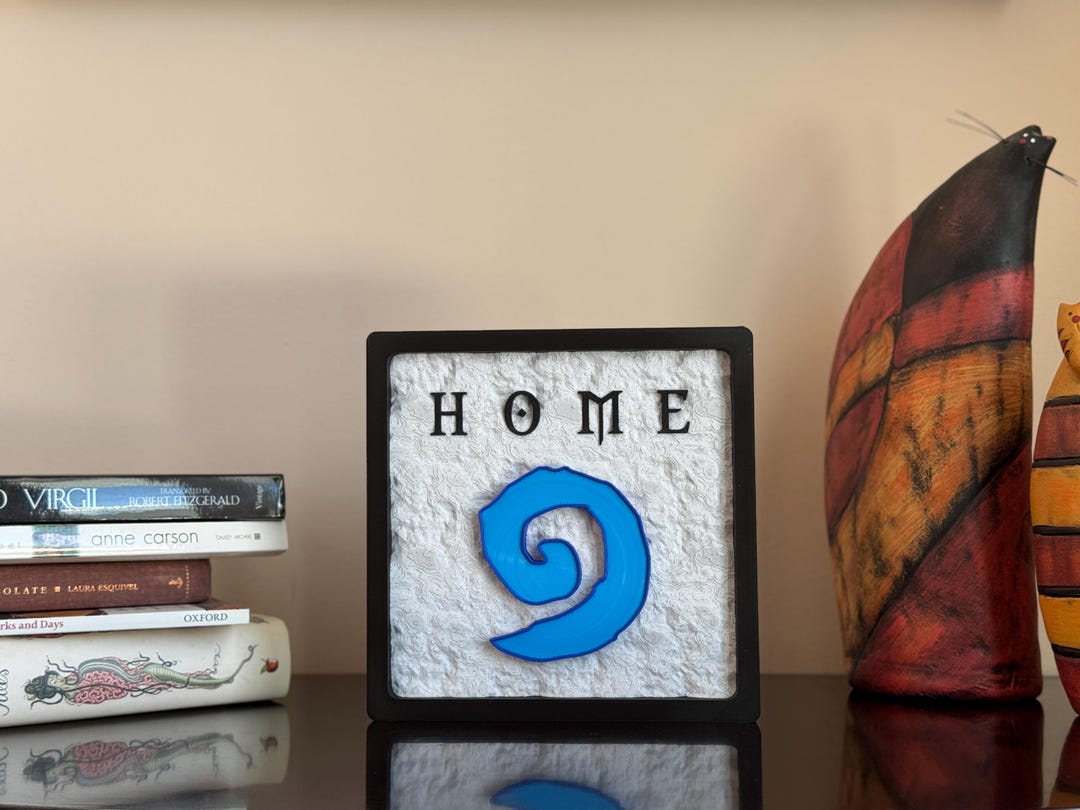 Hearthstone Game Frame | 3D Printed Wow Decor (180mm) - Etsy