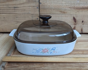 Corning Ware 1 Quart-1 Liter Symphony Square A-1-B Casserole Dish With ...