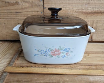 Corning Ware 1 Quart-1 Liter Symphony Square A-1-B Casserole Dish With ...