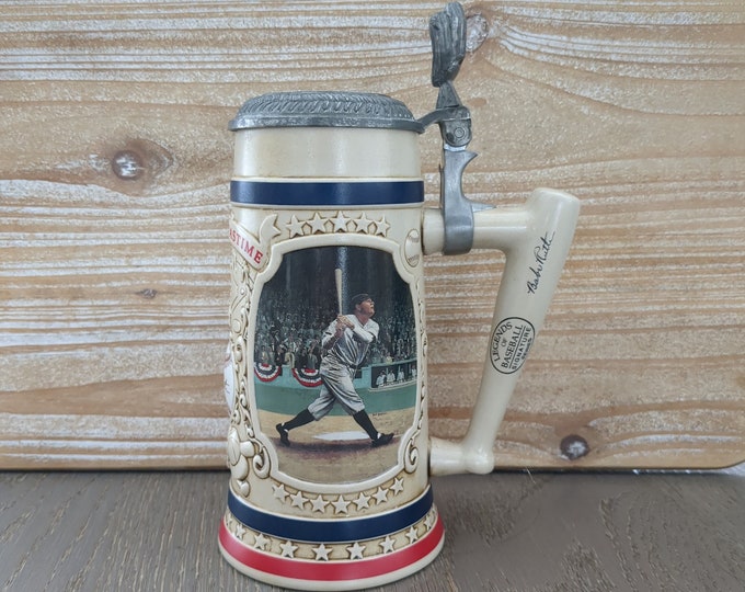 Babe Ruth the Called Shot Pewter Lid Beer Stein Tankard Legends of ...
