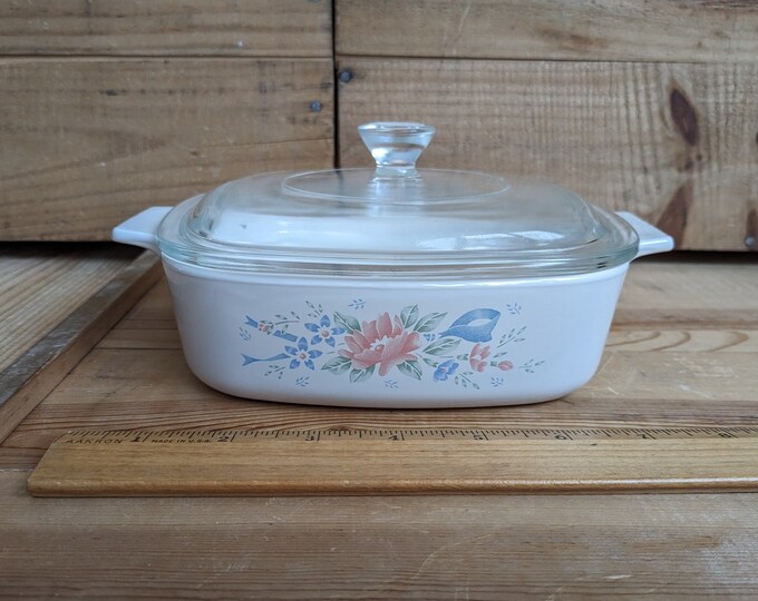 Corning Ware 1 Quart-1 Liter Symphony Square A-1-B Casserole Dish With ...