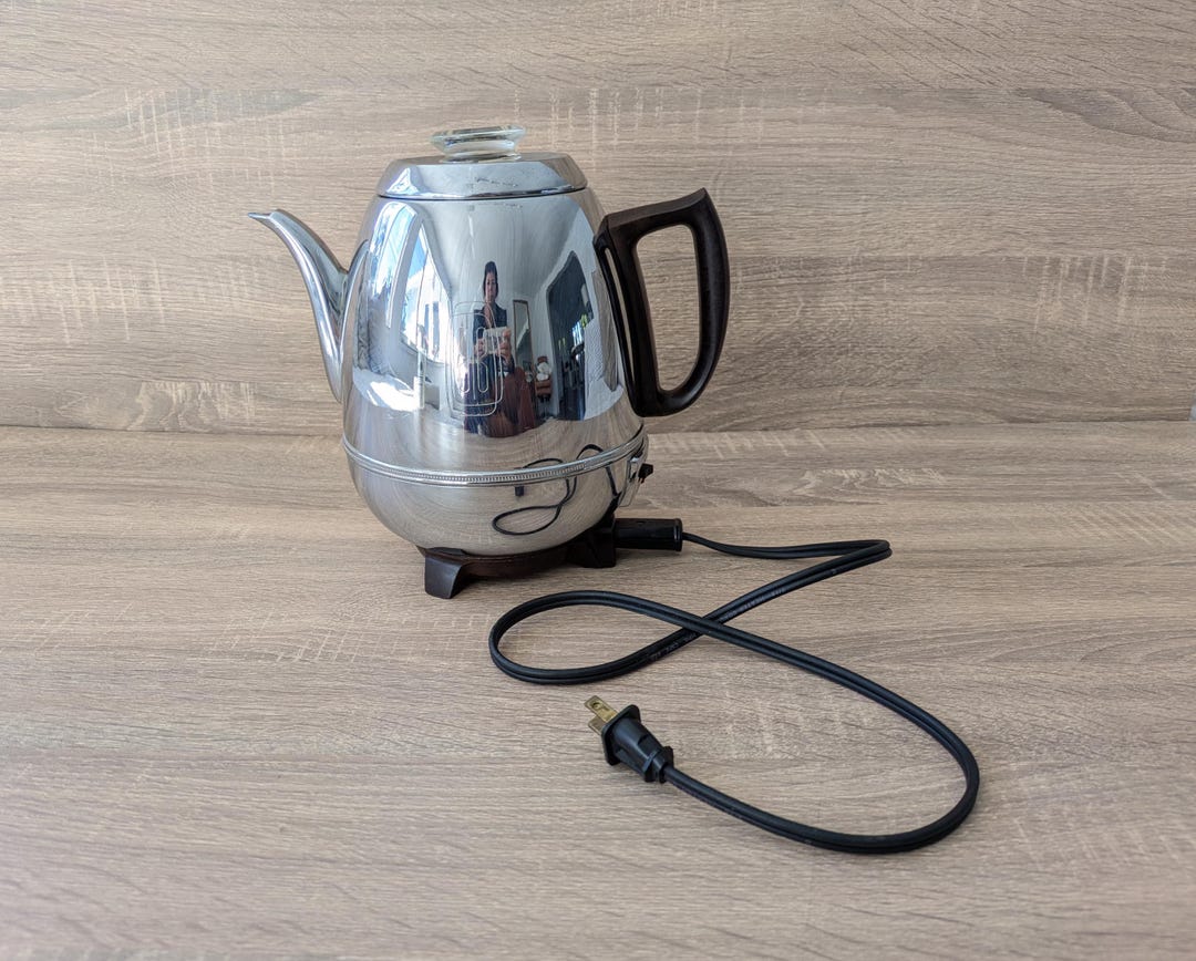 1950s General Electric Automatic Percolator 33P30 Pot Belly Chrome ...