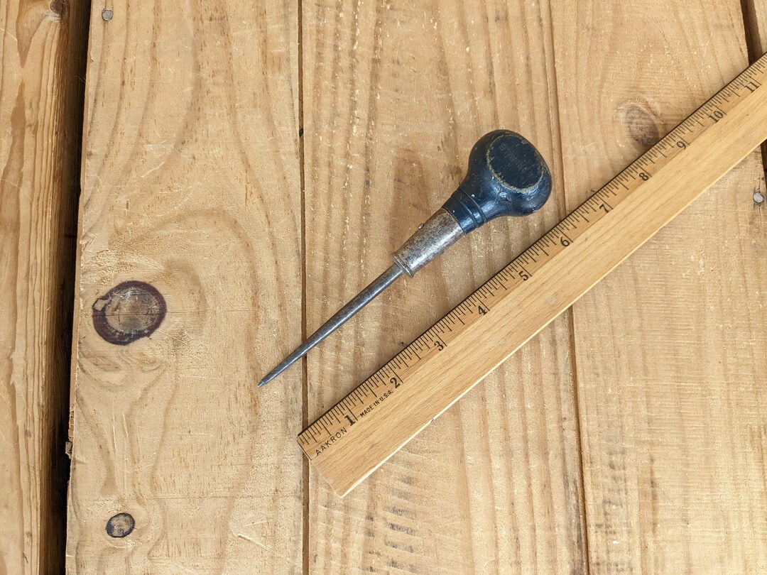 Vintage/antique STANLEY Hurwood No.7a Scratch Awl Hole - Etsy