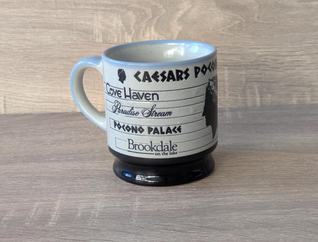 Graphic Vintage Caesars Pocono Resorts Coffee Mug Cove Haven Paradise ...