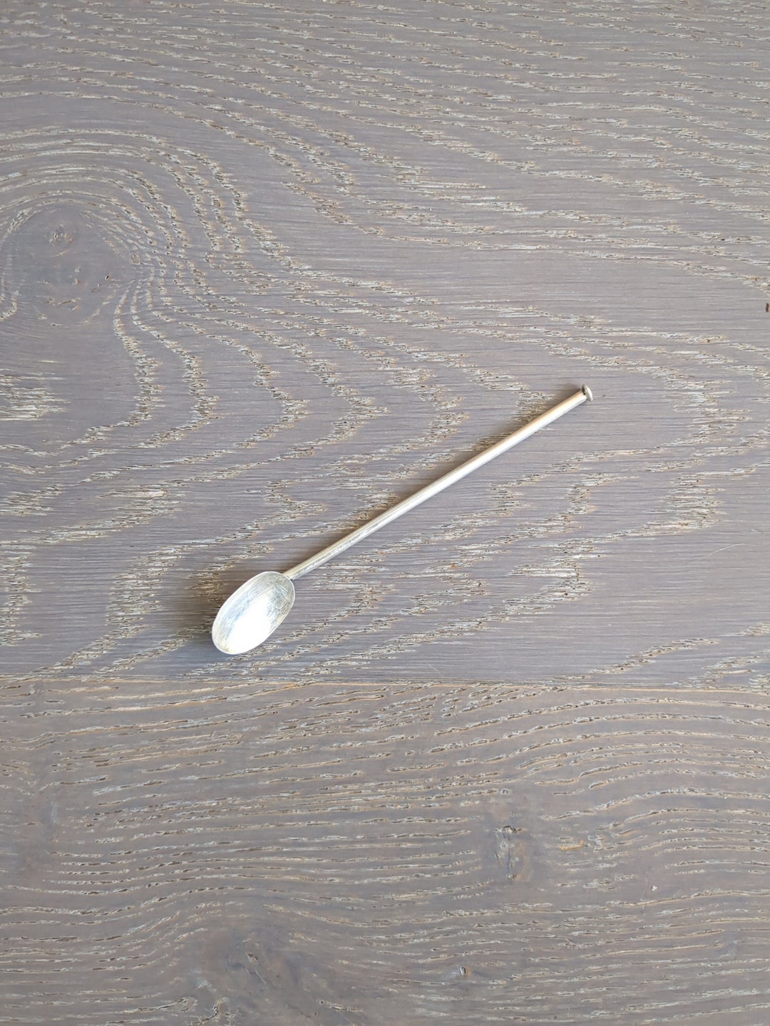 Sterling Mexico Cocktail Stroon Sipping Straw Spoon 4.25 Inch. Mexico ...