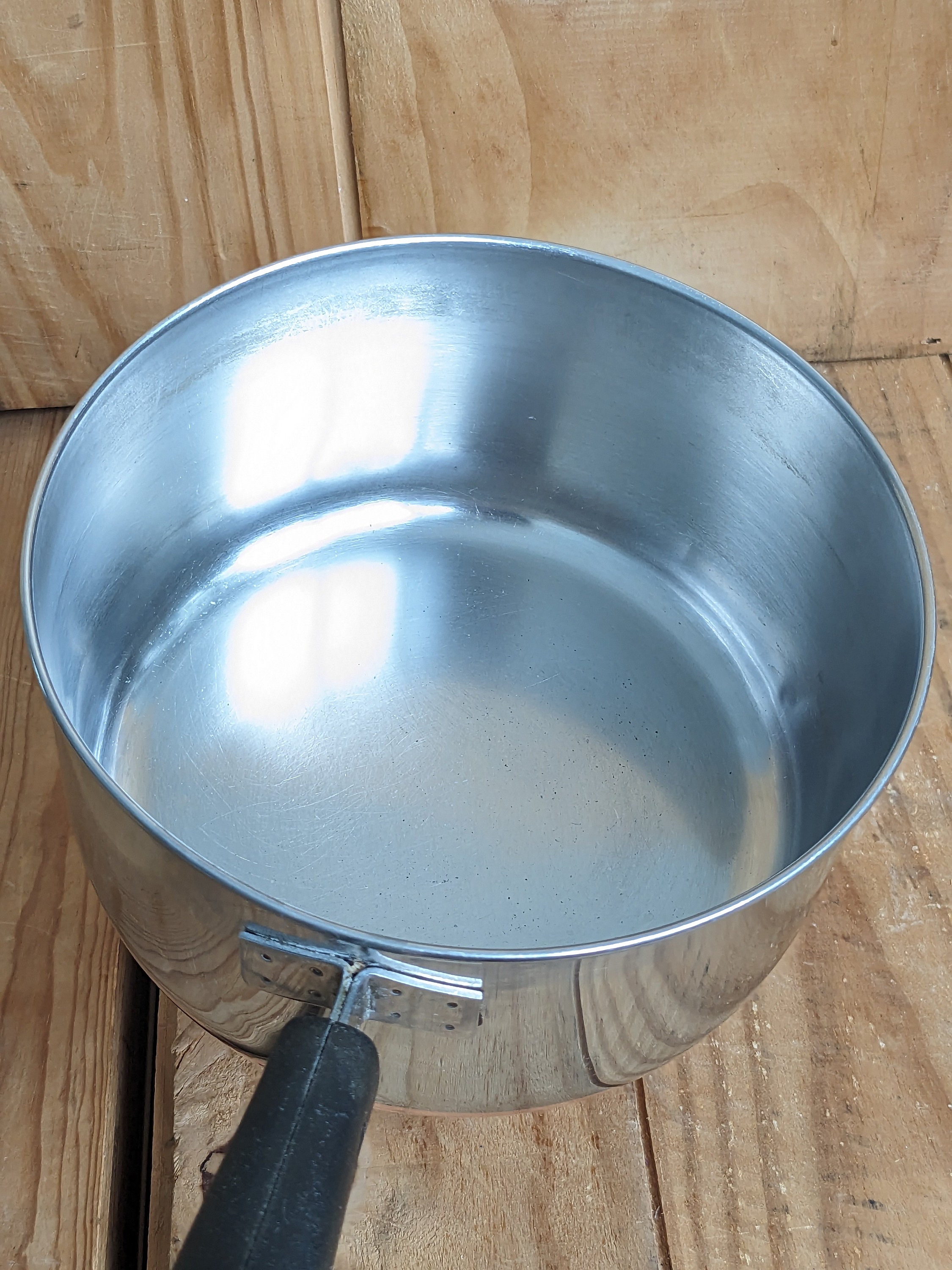 Vintage Pre-1968 Revere Ware 1801 Copper Bottom 1.5 Qt Stainless Steel ...