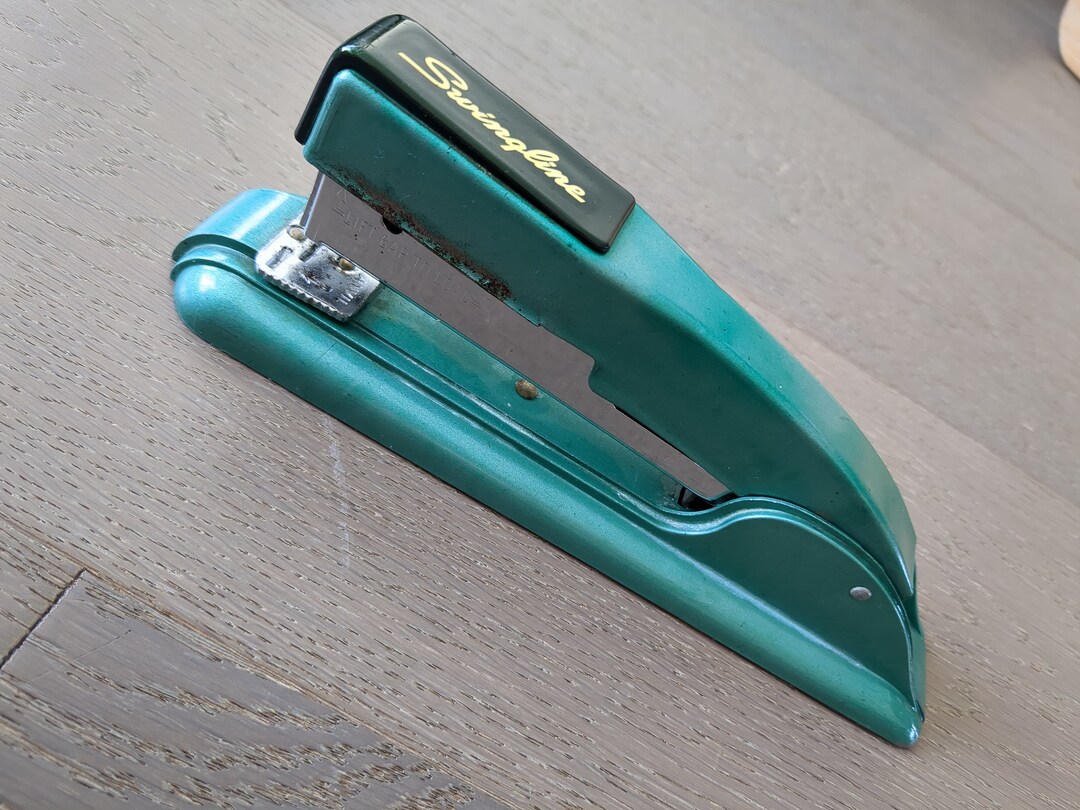 Vintage Green Swingline Desk Stapler Model 27 - Etsy