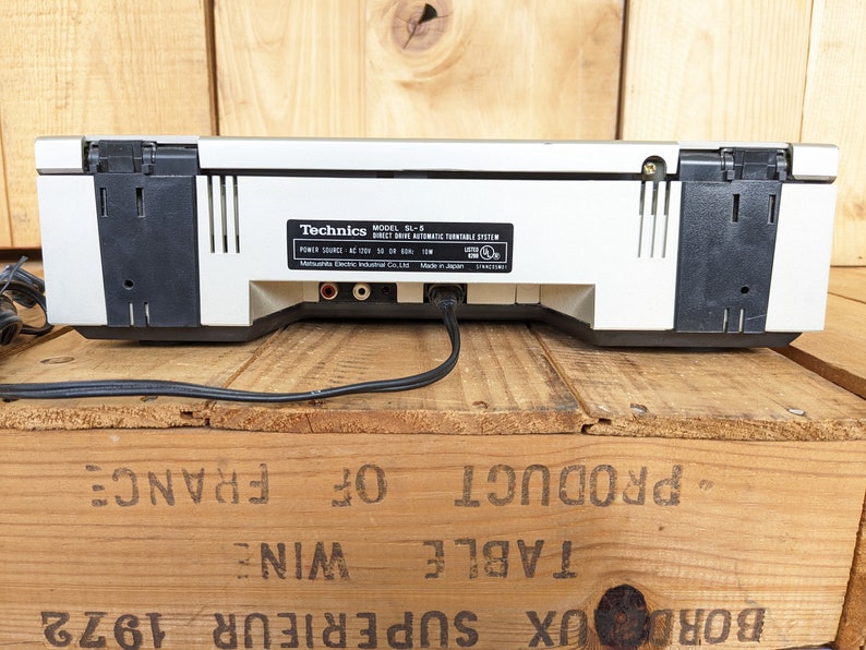 TECHNICS SL-5 Direct Drive Linear Tracking Automatic Turntable System ...