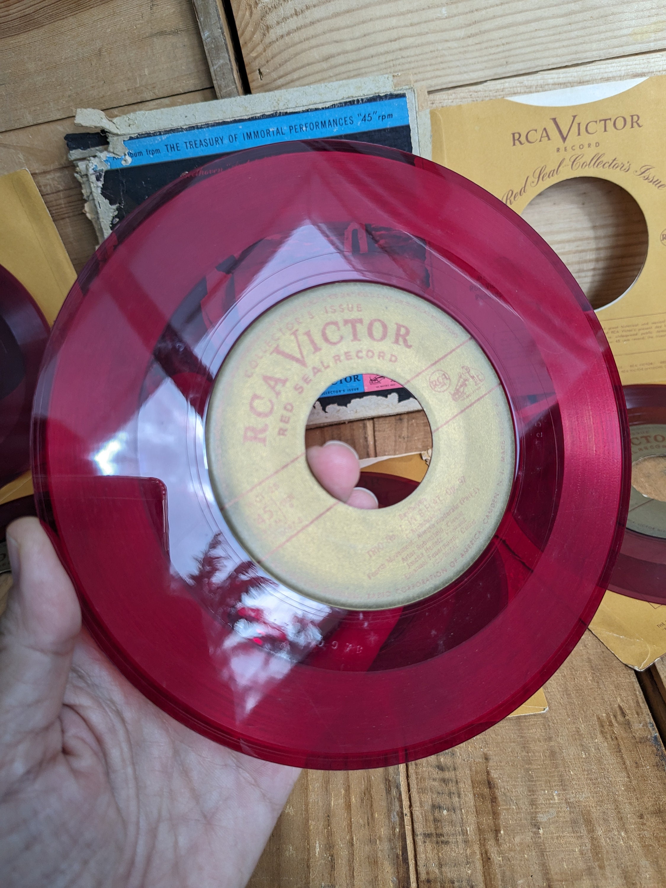 Vintage RCA Victor Red Seal Collector's Issue Set of Five - Etsy