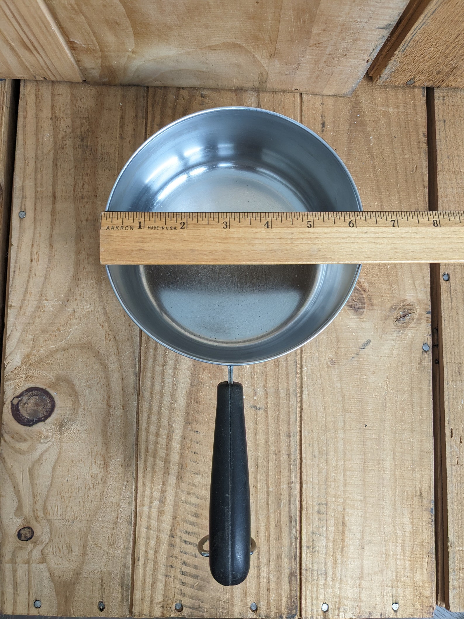 Vintage Pre-1968 Revere Ware 1801 Copper Bottom 1.5 Qt Stainless Steel ...