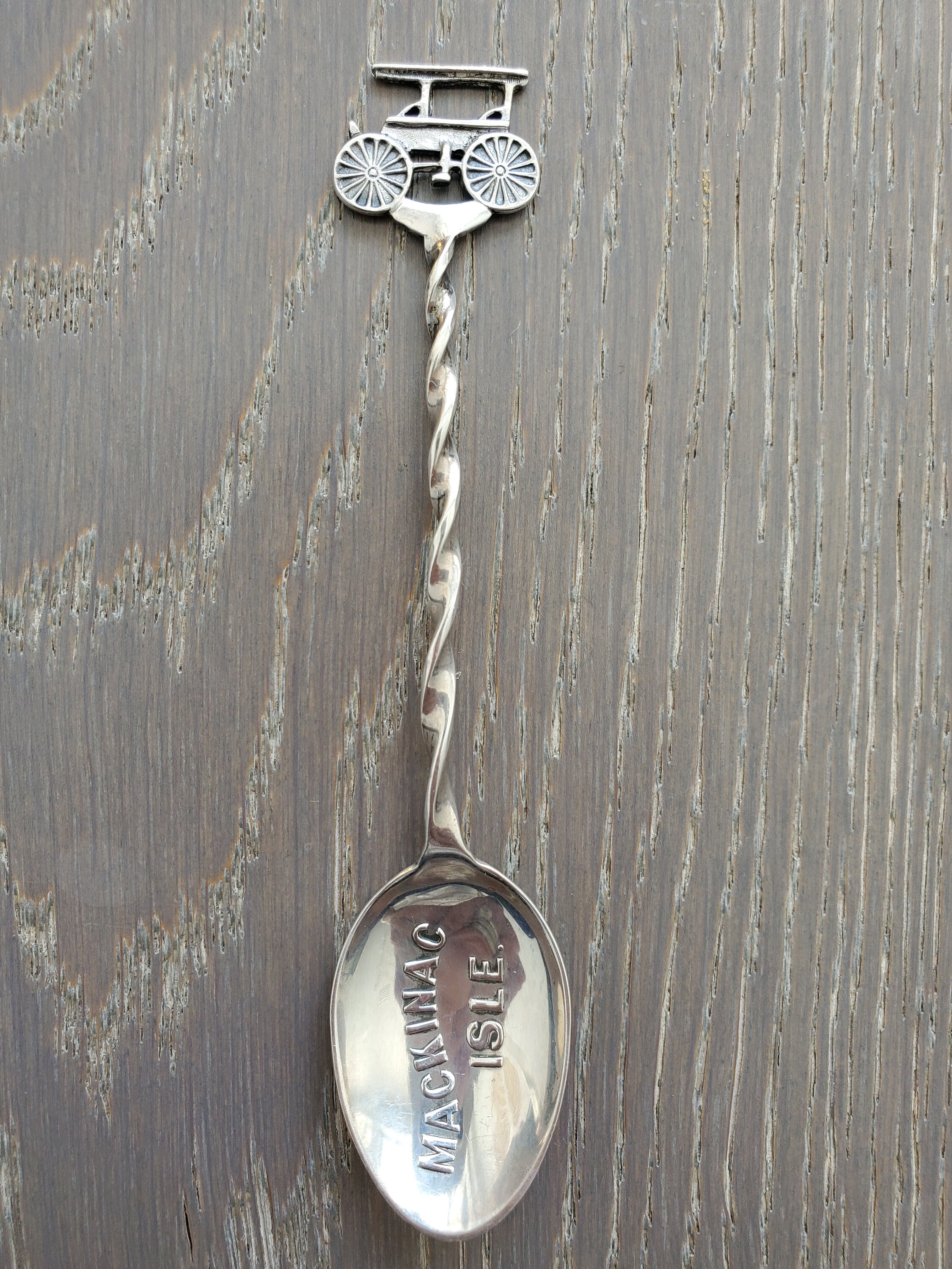 Mackinac Isle Michigan Vintage Sterling Souvenir Spoon whiting & Davis ...