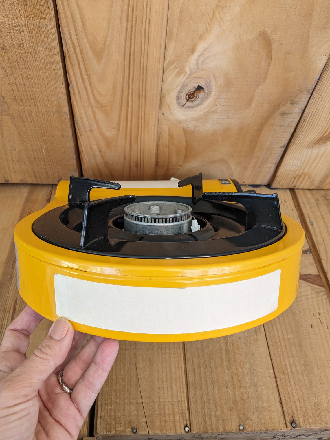 THUNDER RANGE CI-201 Yellow Rounded Gas Butane Portable Picnic Cooking ...