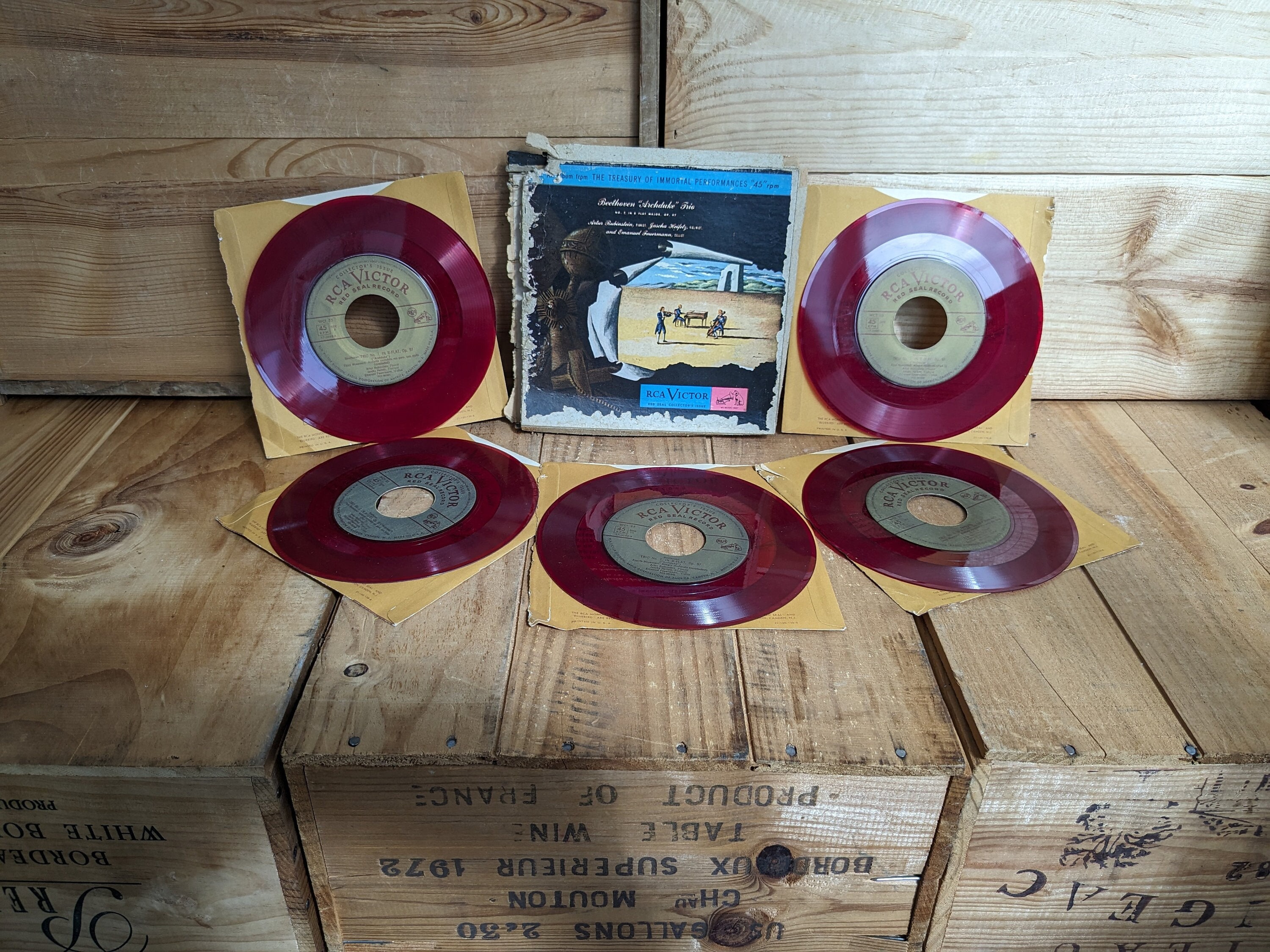 Vintage RCA Victor Red Seal Collector's Issue Set of Five - Etsy
