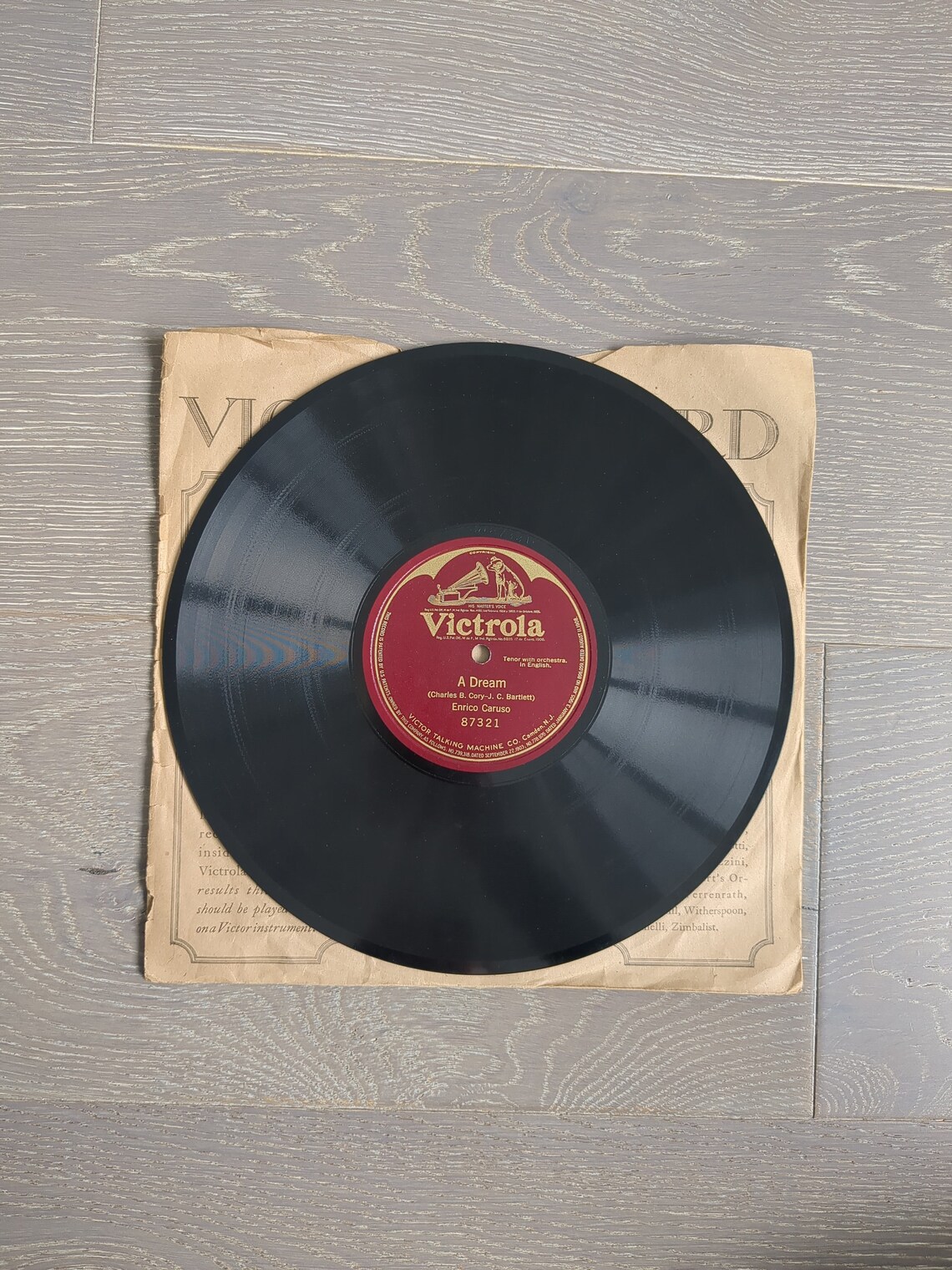 ORIGINAL PRE-1923 Victor Talking Machine Brand Embossed 78 Rpm - Etsy