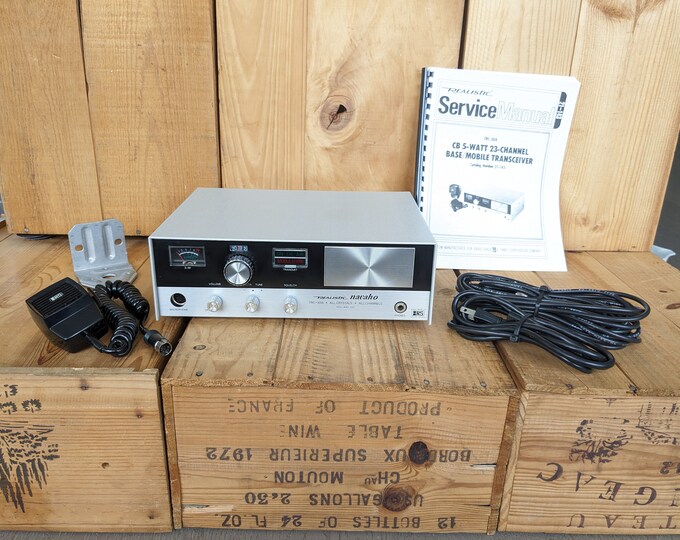 REALISTIC Navaho TRC-30A Transceiver 23-channel CB Base Station 21-143 ...