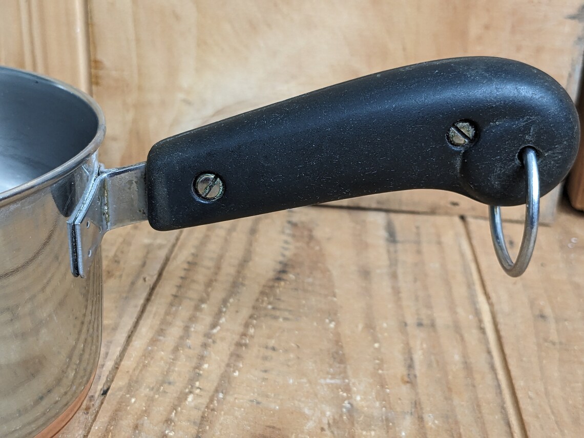 Vintage Pre-1968 Revere Ware 1801 Copper Bottom 1.5 Qt Stainless Steel ...