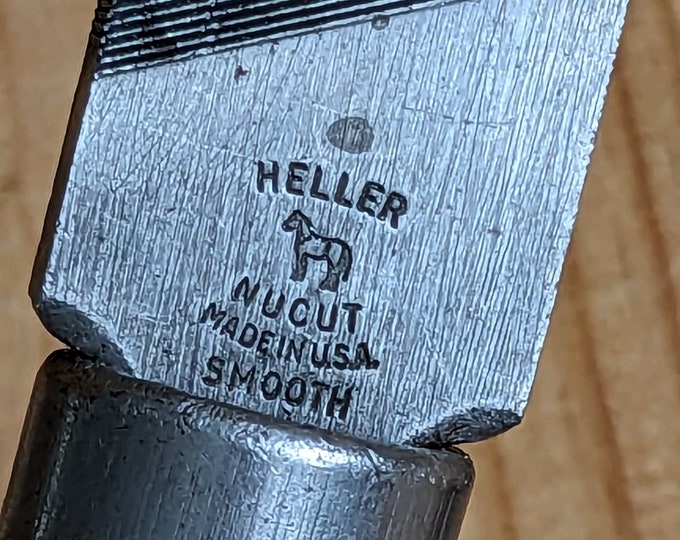 Vintage HELLER Nucut Smooth 15 Inch Hoof File-hand File-rasp ...