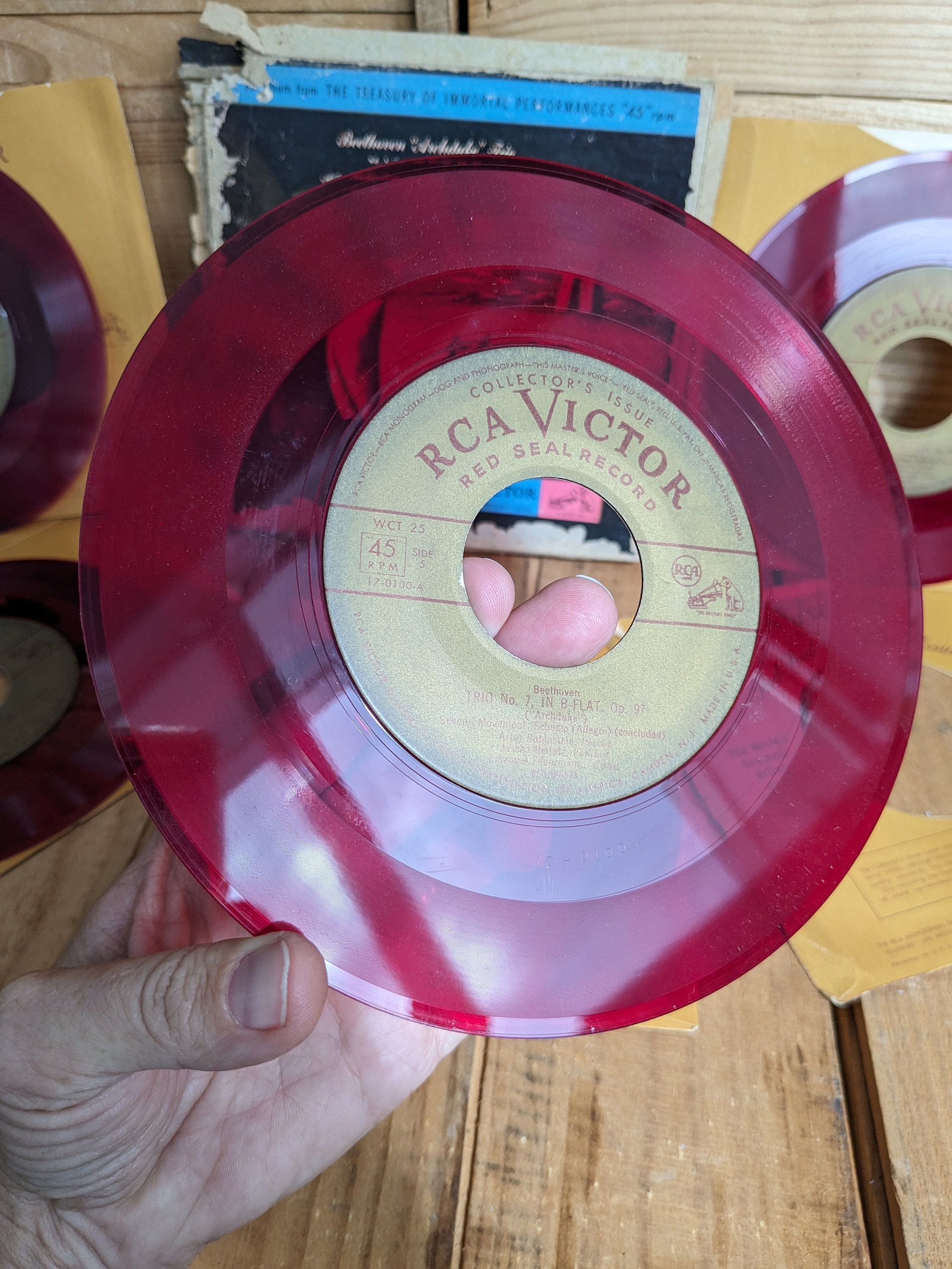 Vintage RCA Victor Red Seal Collector's Issue Set of Five - Etsy