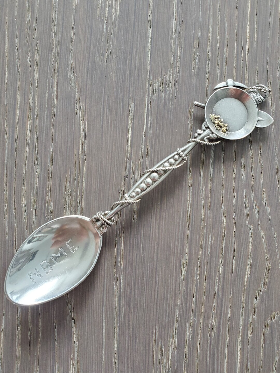 Nome Alaska Vintage Sterling Silver Souvenir Spoon (J. Mayer & Sons ...