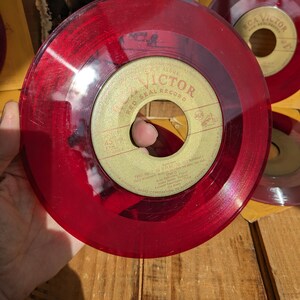 Vintage RCA Victor Red Seal Collector's Issue Set of Five Red 45RPM ...
