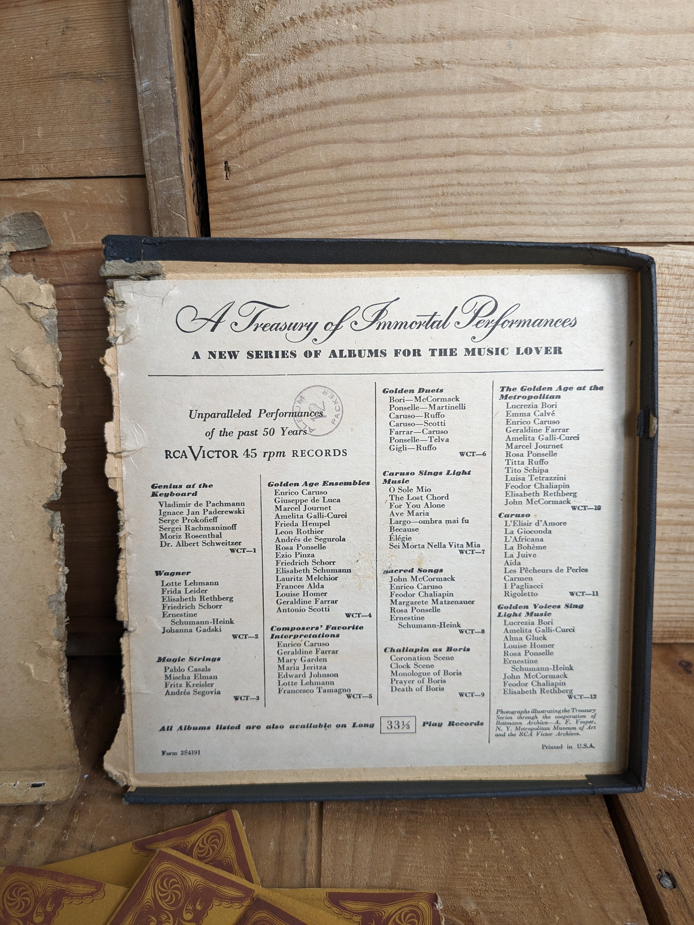 Vintage RCA Victor Red Seal Collector's Issue Set of Five - Etsy